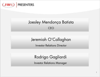 2Q08 Conference Call Presentation | PPT