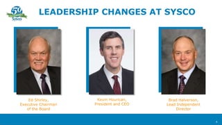 Sysco Earnings Results 2Q20 | PPT