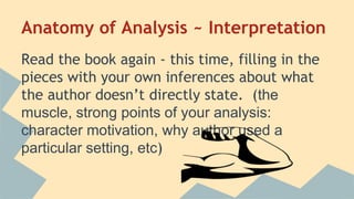 Analyzing literature | PPTX