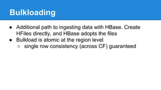 Big Data Day LA 2015 - HBase at Factual: Real time and Batch Uses by Molly O'Connor of Factual | PPT