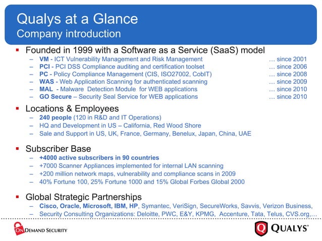 Představení služby QualysGuard | PDF