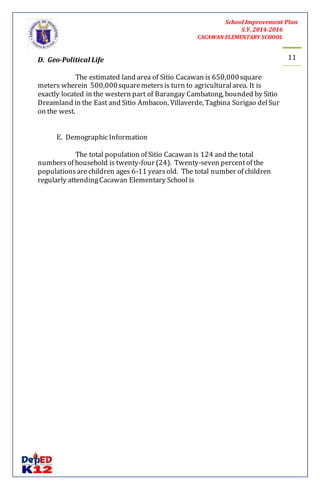 Cacawan sip 2014-2016 final 3 | PDF