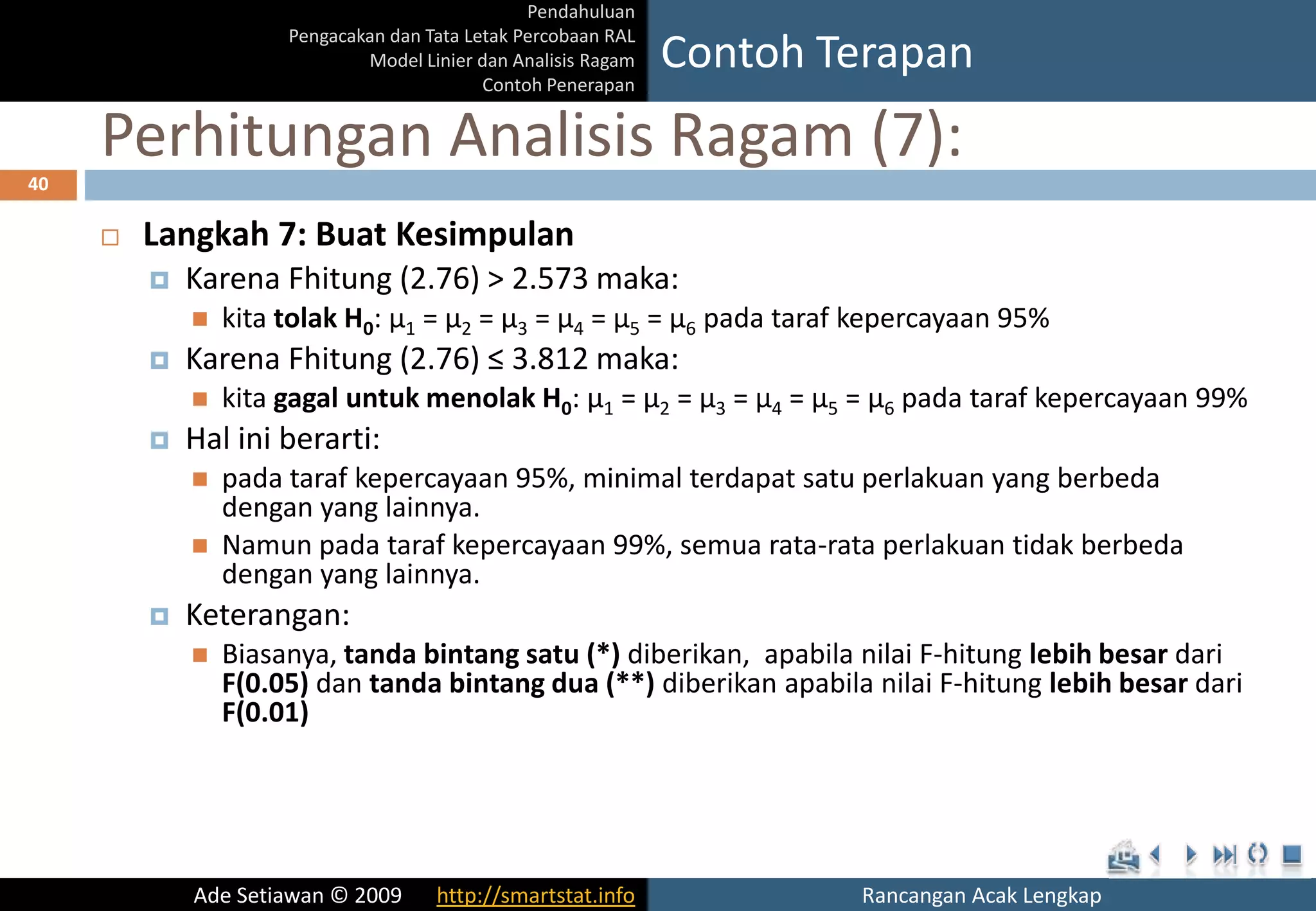 Rancangan Acak Lengkap (RAL) | PPTX