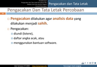 Rancangan Acak Lengkap (RAL) | PPTX