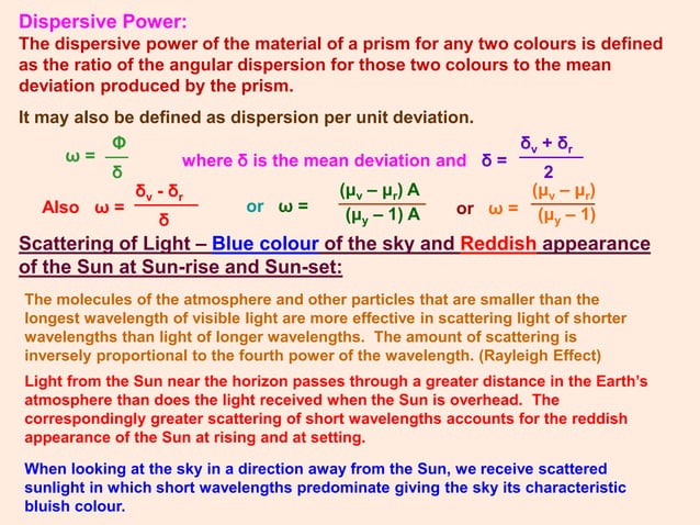 ray optics class 12 ppt part 2 slideshare | PPT
