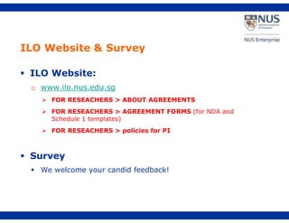 Research Contracts - ILO | PPT