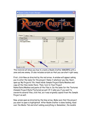 Tutorial Realm Crafter | PDF