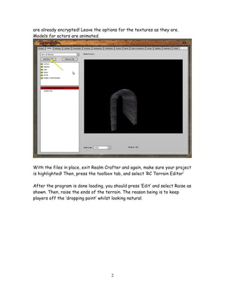 Tutorial Realm Crafter | PDF