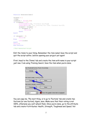 Tutorial Realm Crafter | PDF