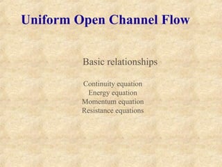 open channel notes for b.tech studentsss | PPT