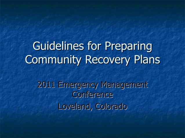 2 recovery guidelines | PPT