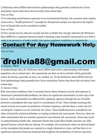2) Reference doses (RfDs) derived from epidemiologic data generally .pdf