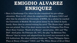 Region 9: Authors and Representative Text | PPTX