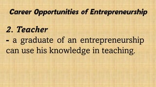 Entrepreneurship Relevance of the Course | PDF