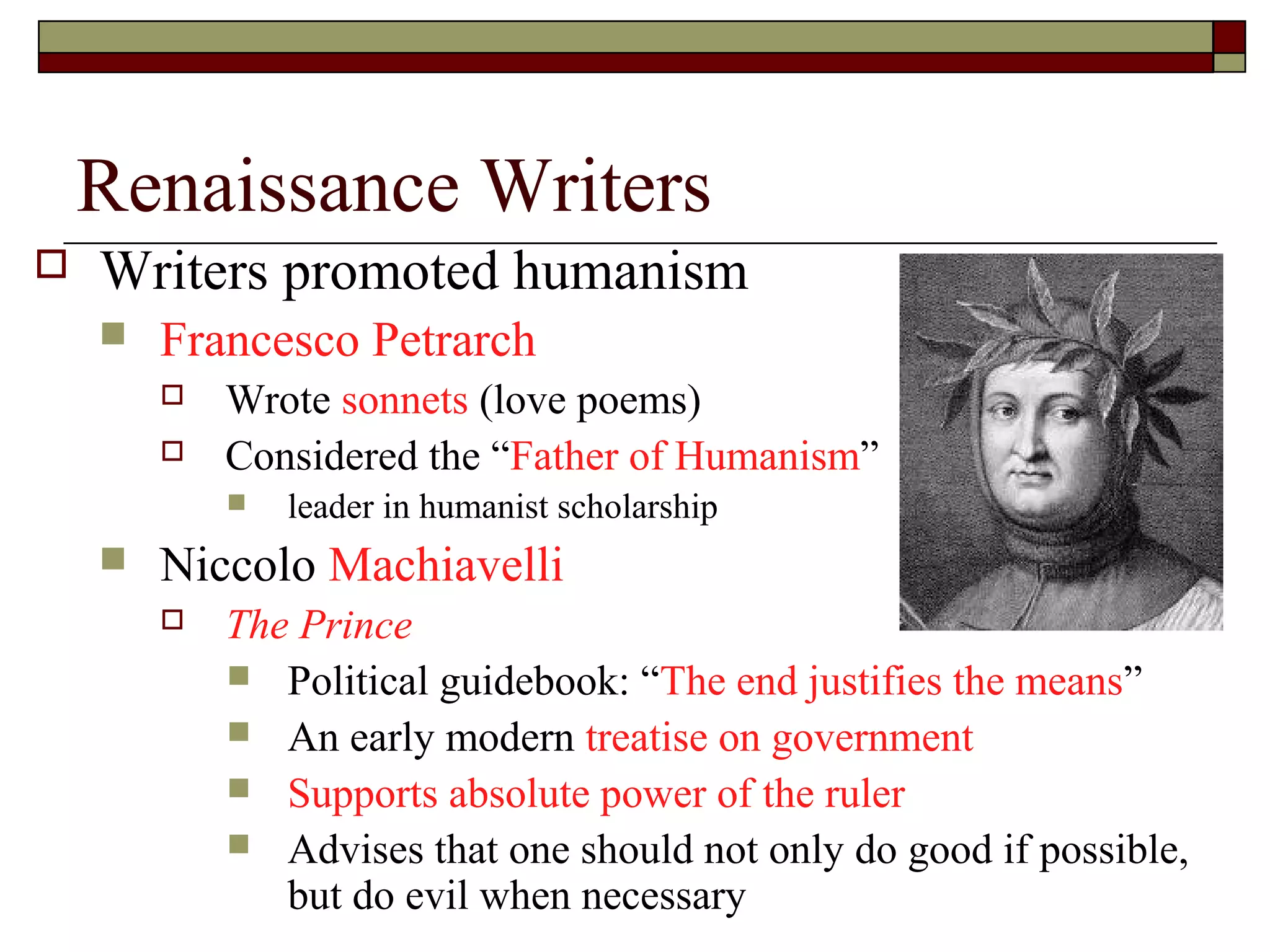 Renaissance Notes | PPT