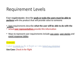 Requirement-Levels in Software Requirement Engineering | PPT