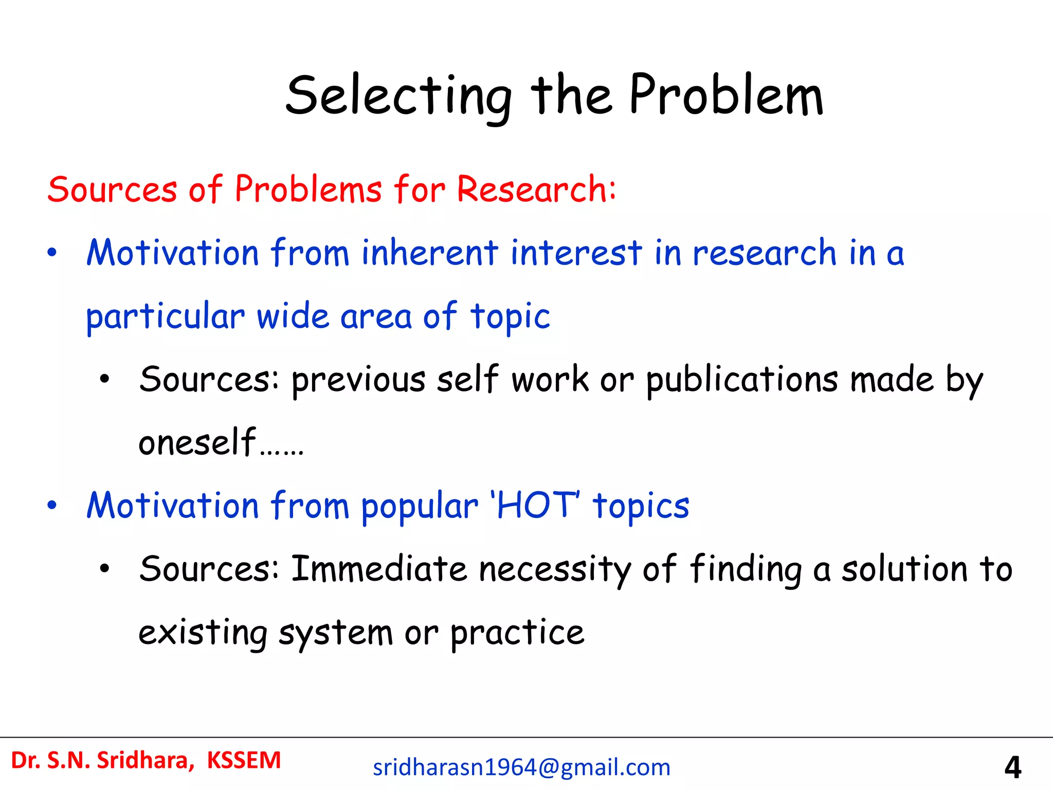 2 research methodology topic selection | PPTX