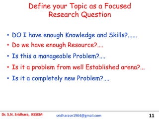 2 research methodology topic selection | PPTX