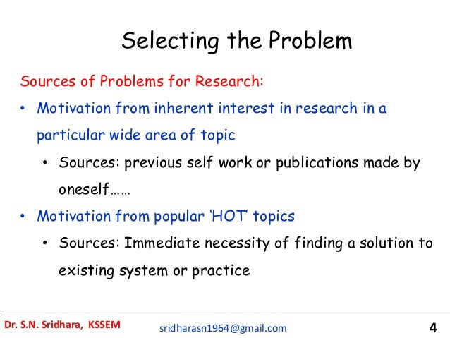 2 research methodology topic selection