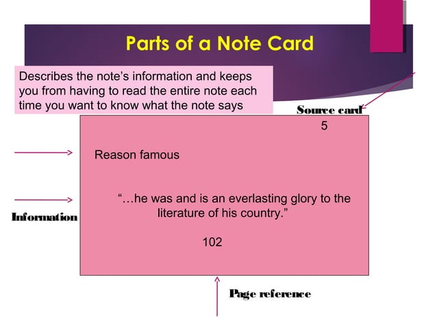 Week 2 Research Note Taking | PPT
