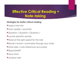 2 research note taking | PPT