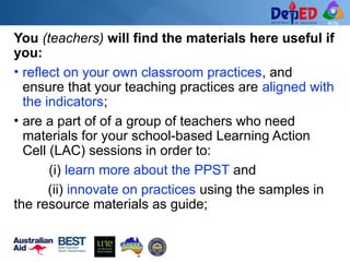 Comprehensive Guide to the Philippine Professional Standards for ...