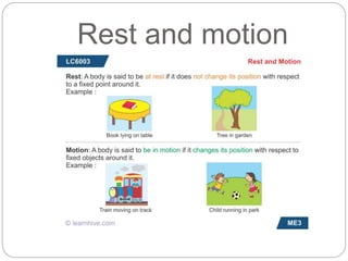 rest and motion | PPTX