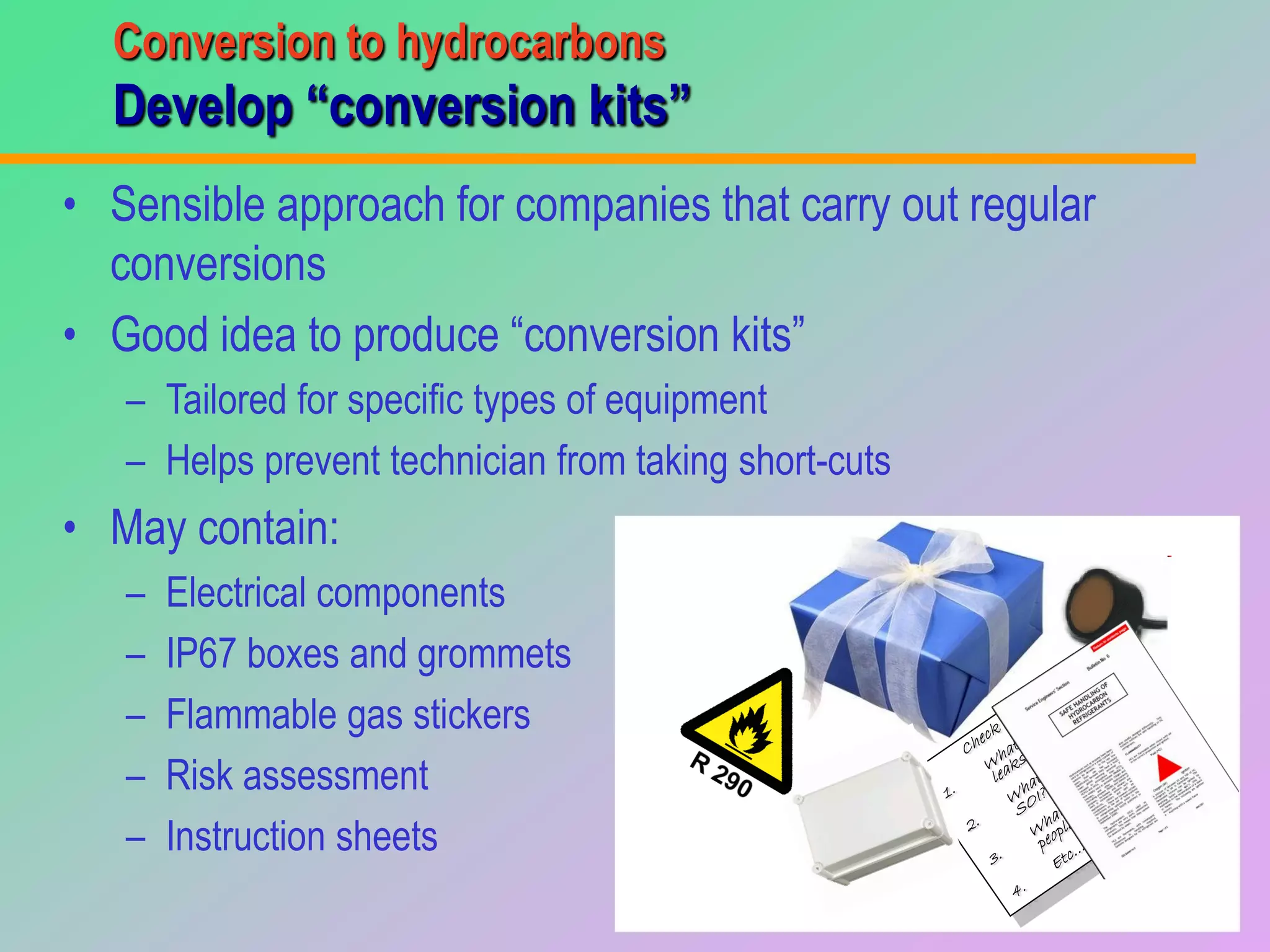 Guidelines for equipment conversion to hydrocarbon refrigerants | PDF