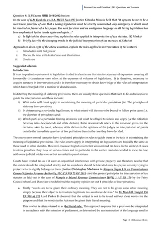 2 revenue law and taxation questions and answers | DOCX