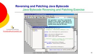 Reversing and Patching Java Bytecode | PDF