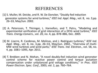 DFIG BASED WIND TURBINE | PPTX