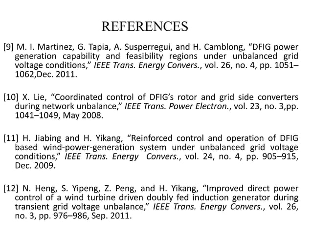DFIG BASED WIND TURBINE | PPTX