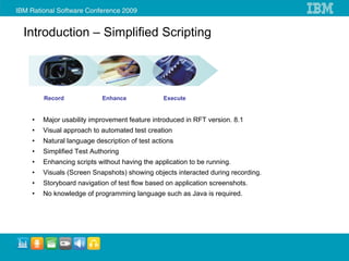 RFT Simplified Scripting- Shinoj Z | PPT