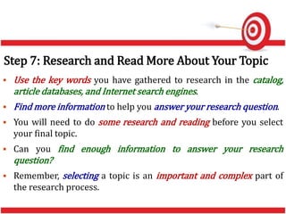 The problem selection | PPT