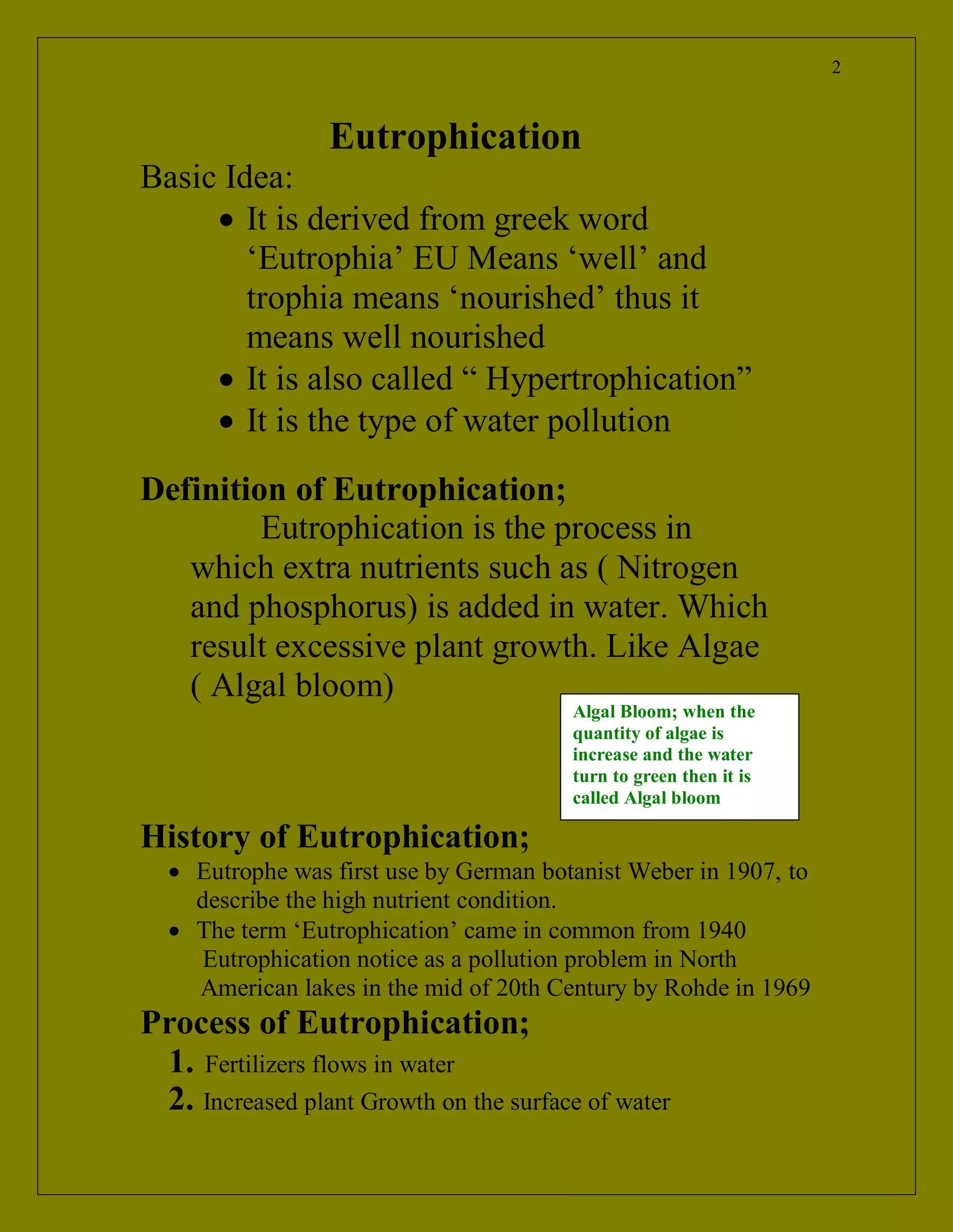 Eutrophication | PDF | Science