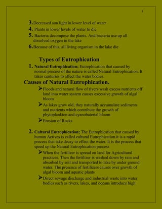 Eutrophication | PDF | Science