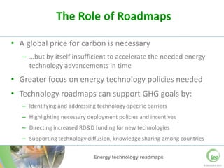 Introduction to Energy Technology Roadmaps | PDF