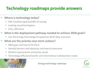 Introduction to Energy Technology Roadmaps | PDF
