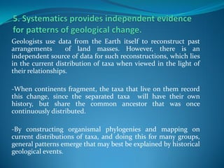 Roles and products of sytematics on modern biology | PDF