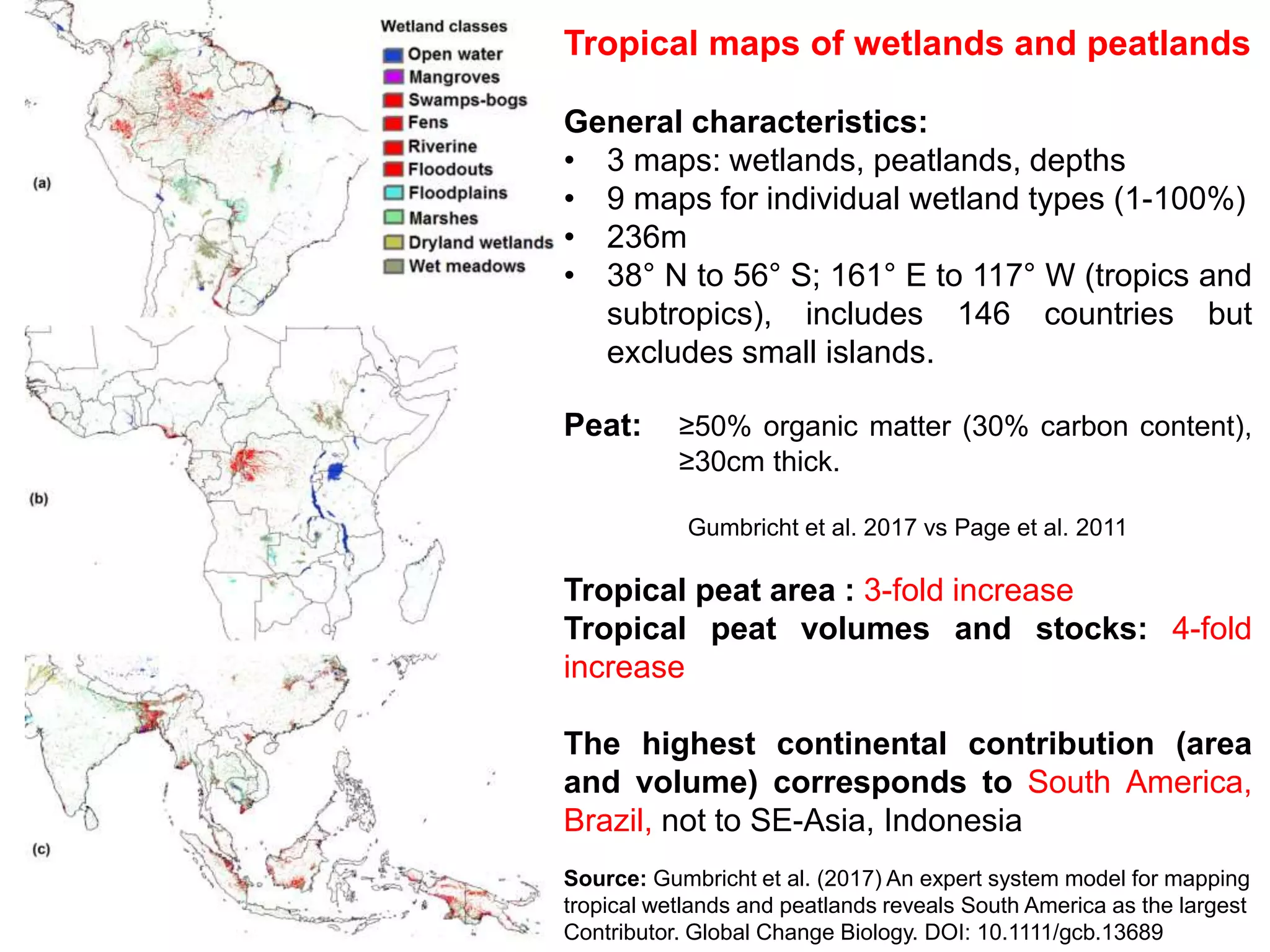 A knowledge-based model for identifying and mapping tropical wetlands ...