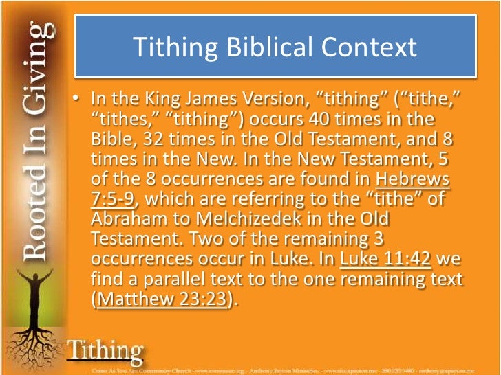 2 Rooted In Giving (Tithing)
