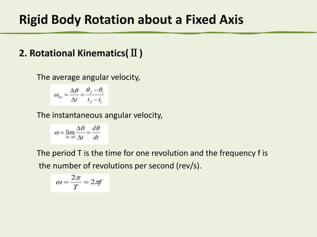 2 rotational kinematics | PPTX