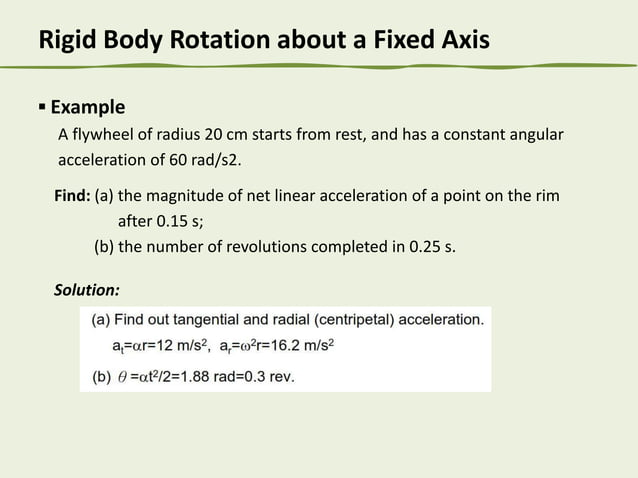 2 rotational kinematics | PPTX