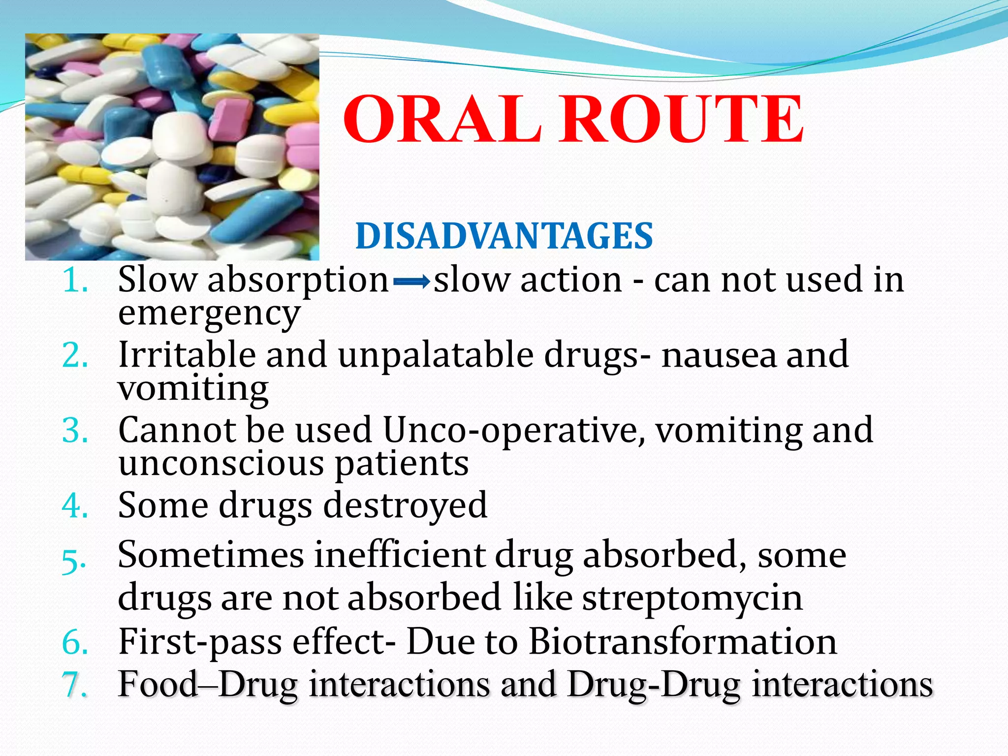 Routes of Administration Pharmacology | PPTX