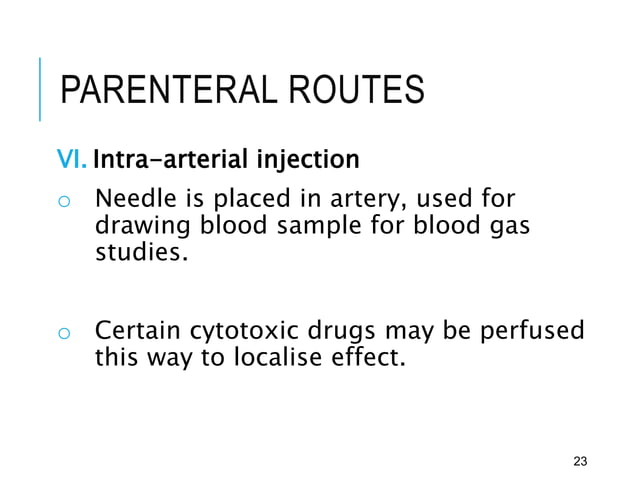 2 routes of administration | PPT