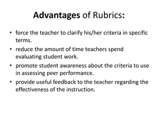 2 Rubrics and Lesson Plan.ppt