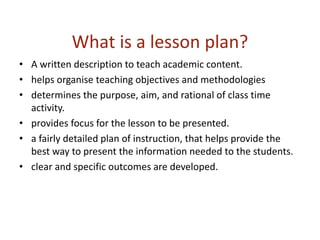 2 Rubrics and Lesson Plan.ppt