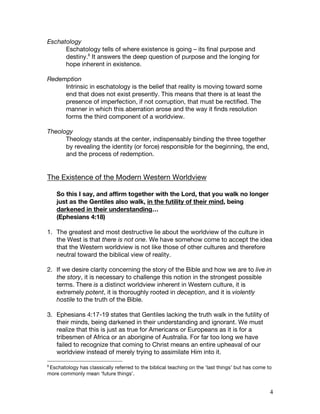 Biblical Worldview - part 2 | PDF