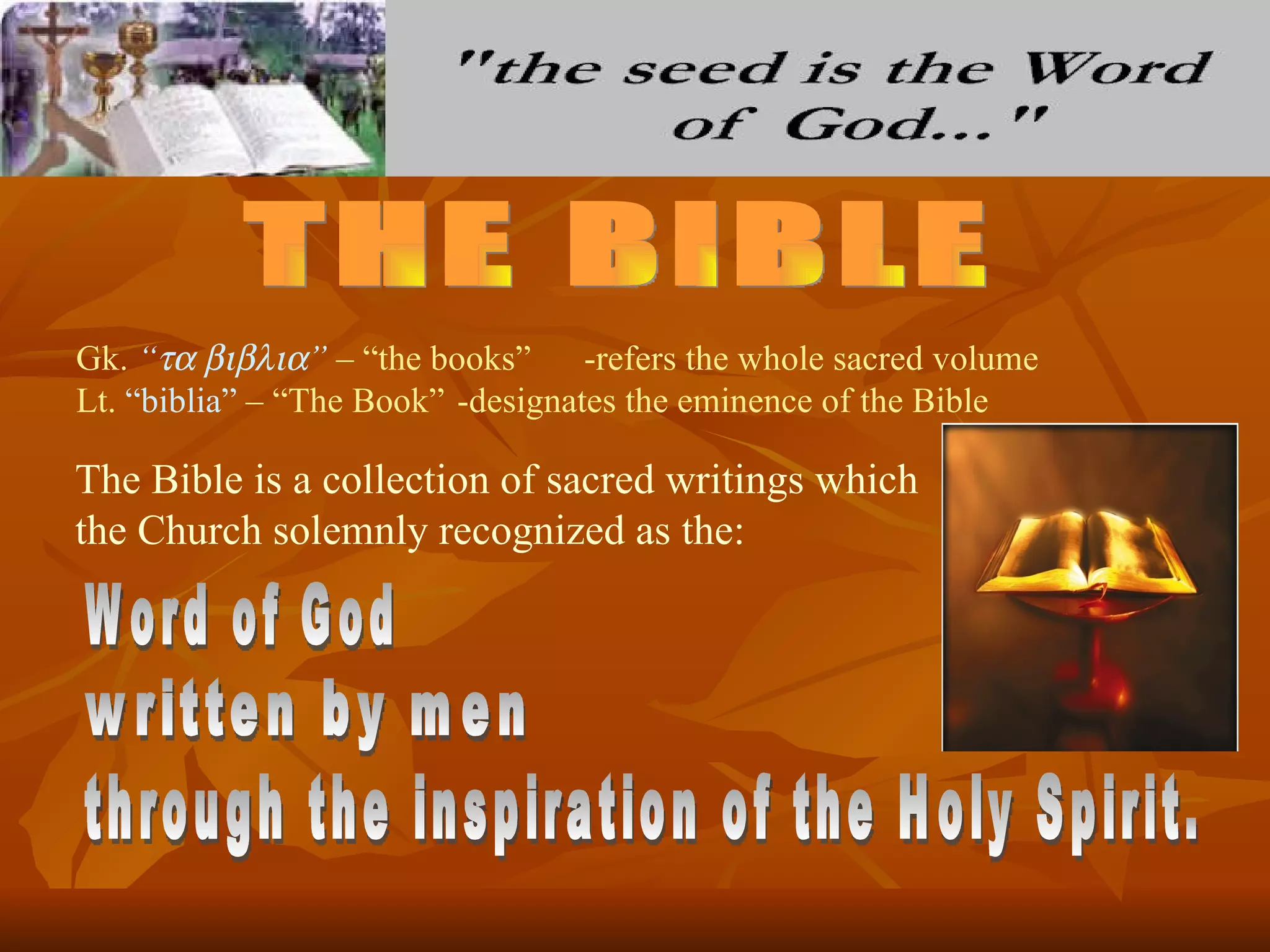 2 sacred scriptures | PPT