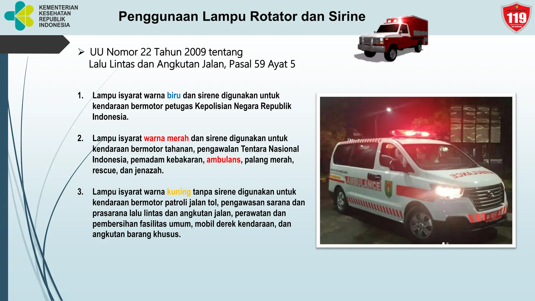 Pengenalan Ambulan Dan Safety Driving AMBULAN | PDF